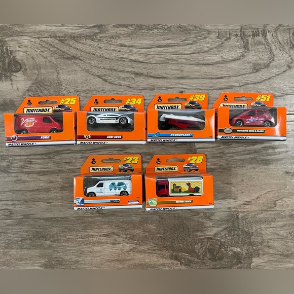 Mattel | Toys | Lot Of 6 New Matchbox Cars In Boxes 9981999 Diecast 164 ...